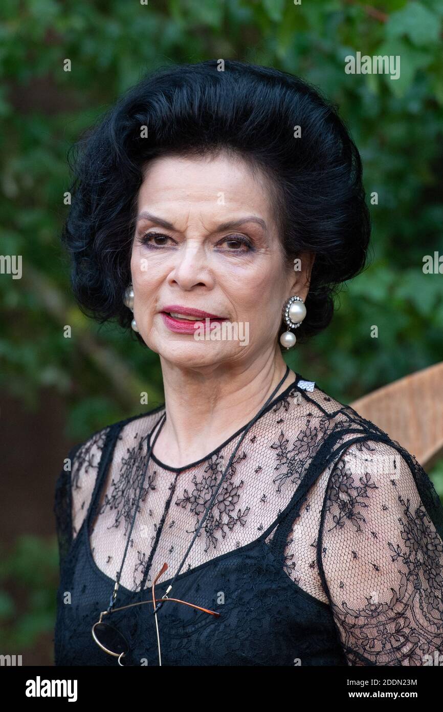 Bianca Jagger attending the Christian Dior Womenswear Spring/Summer ...