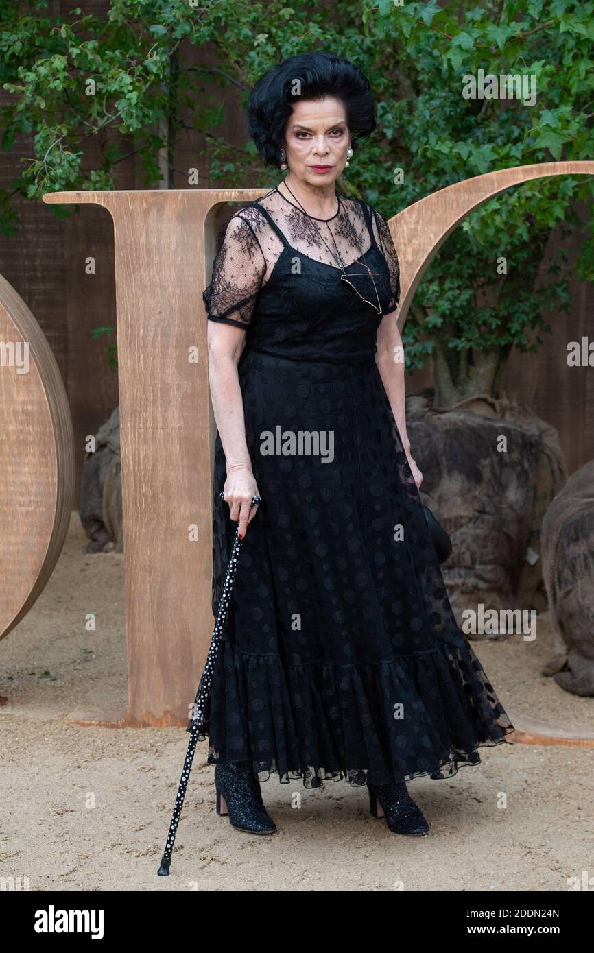 Bianca Jagger attending the Christian Dior Womenswear Spring/Summer ...