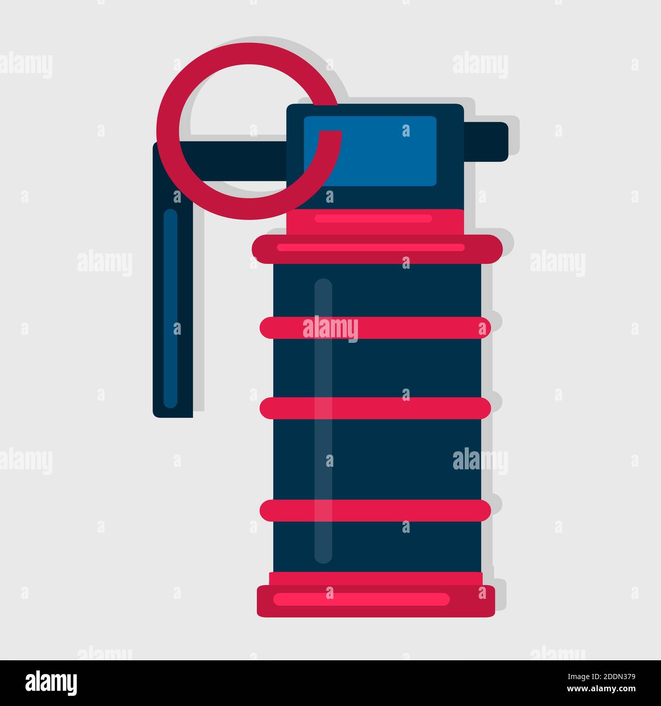 smoke bomb vector illustration in flat style Stock Vector Image & Art ...