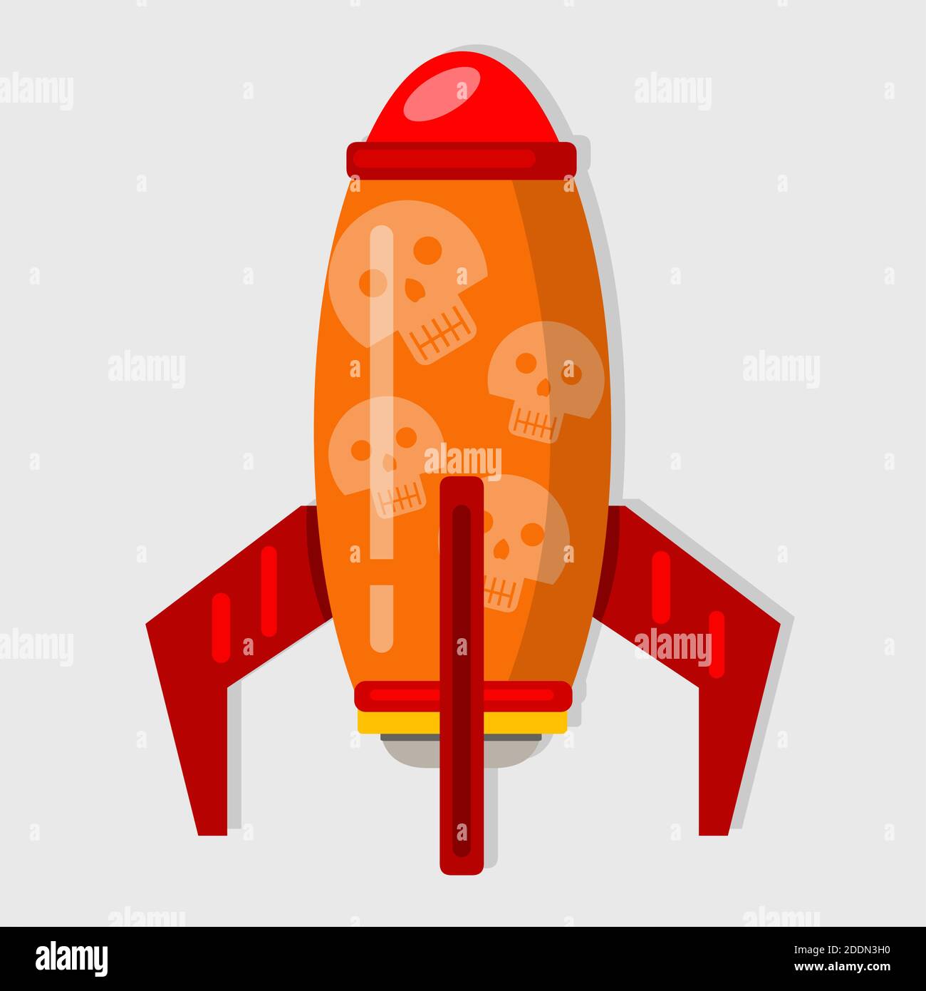 missile bomb vector illustration in flat style Stock Vector Image & Art ...