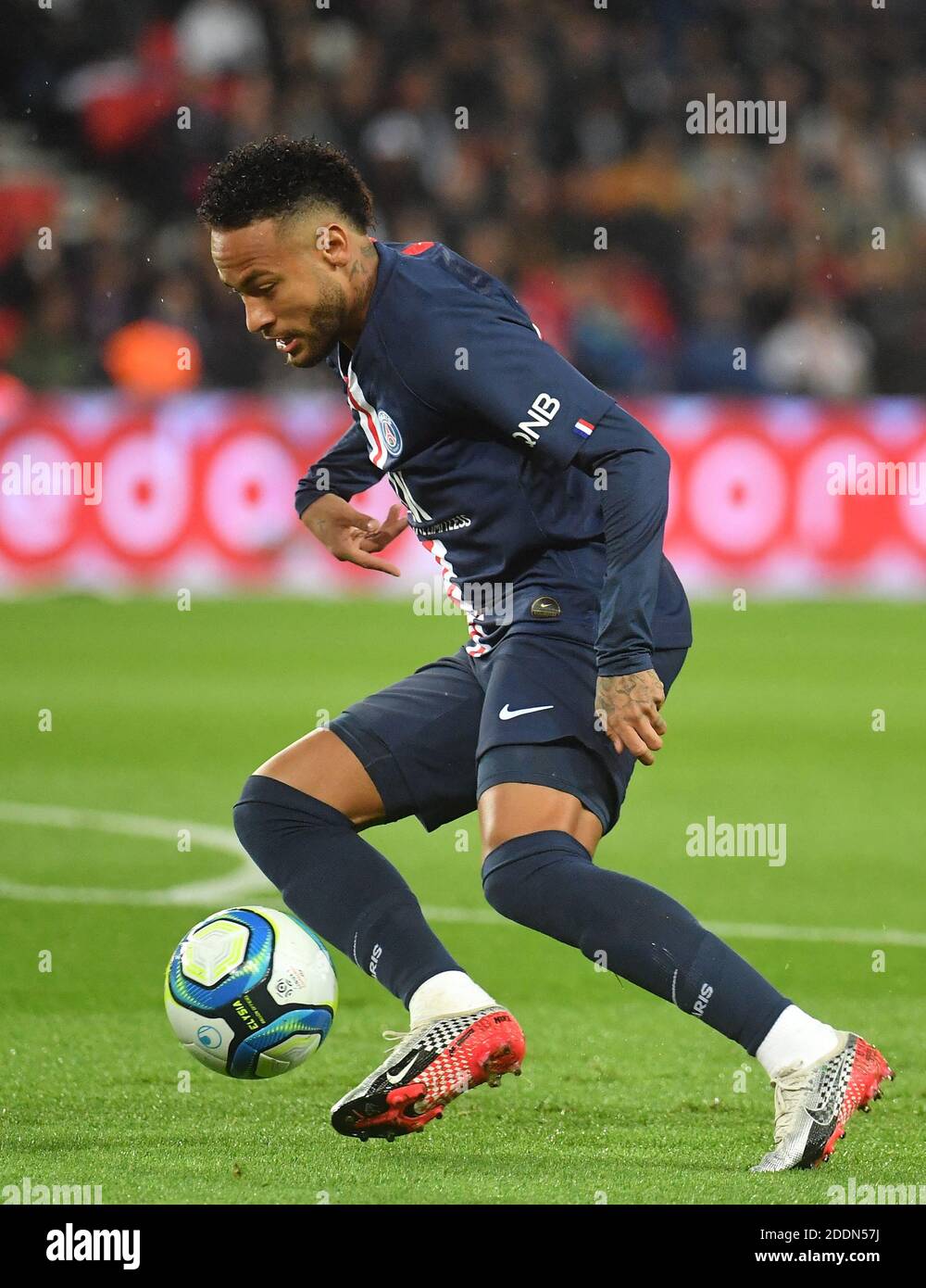 PSG's Brazilian forward Neymar during the Ligue 1 Paris Saint-Germain v ...