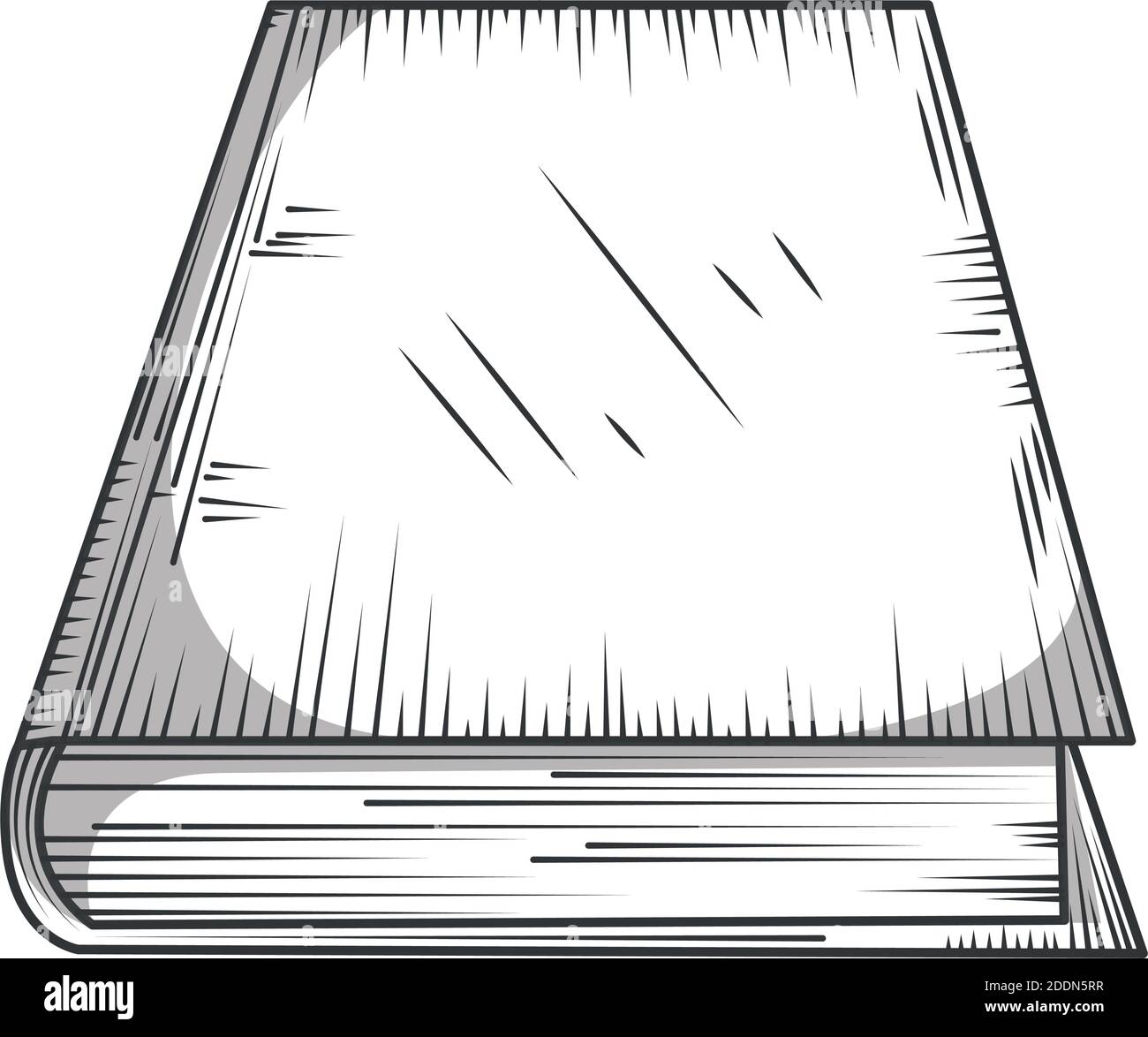 blank book cover library, educational or learning concept vector ...