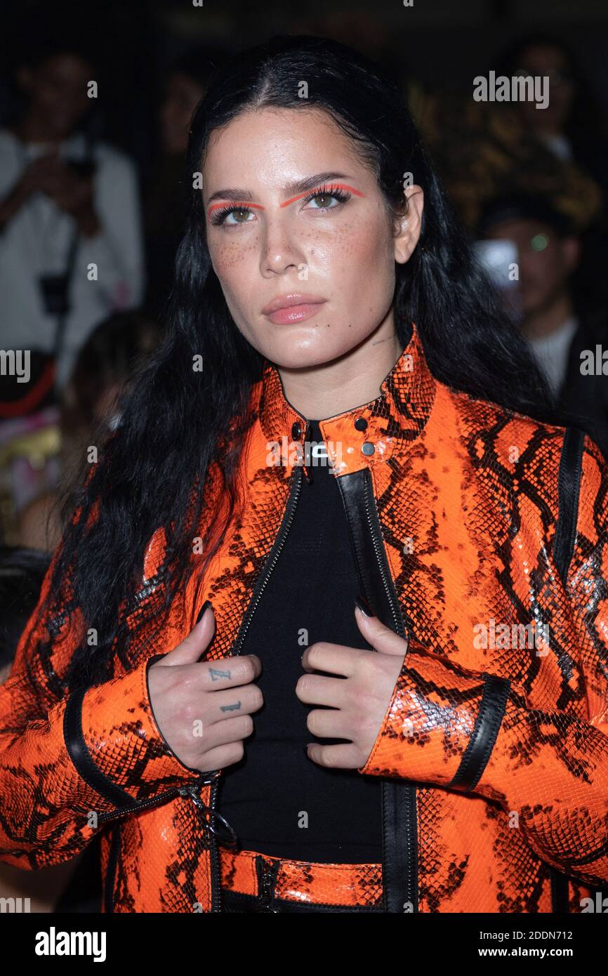 Halsey attending the Off-White Womenswear Spring/Summer 2020 show as ...