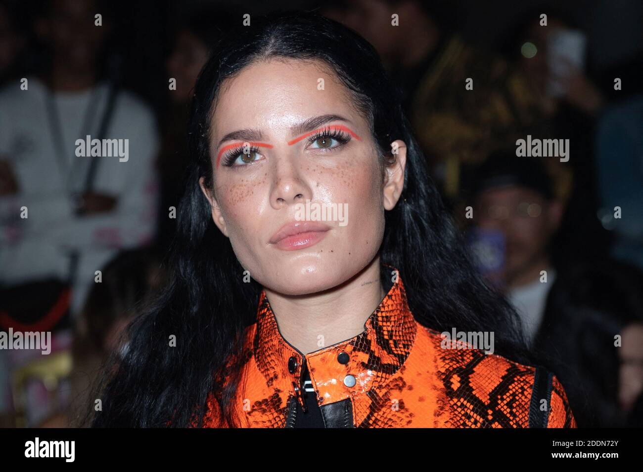 Halsey attending the Off-White Womenswear Spring/Summer 2020 show as ...