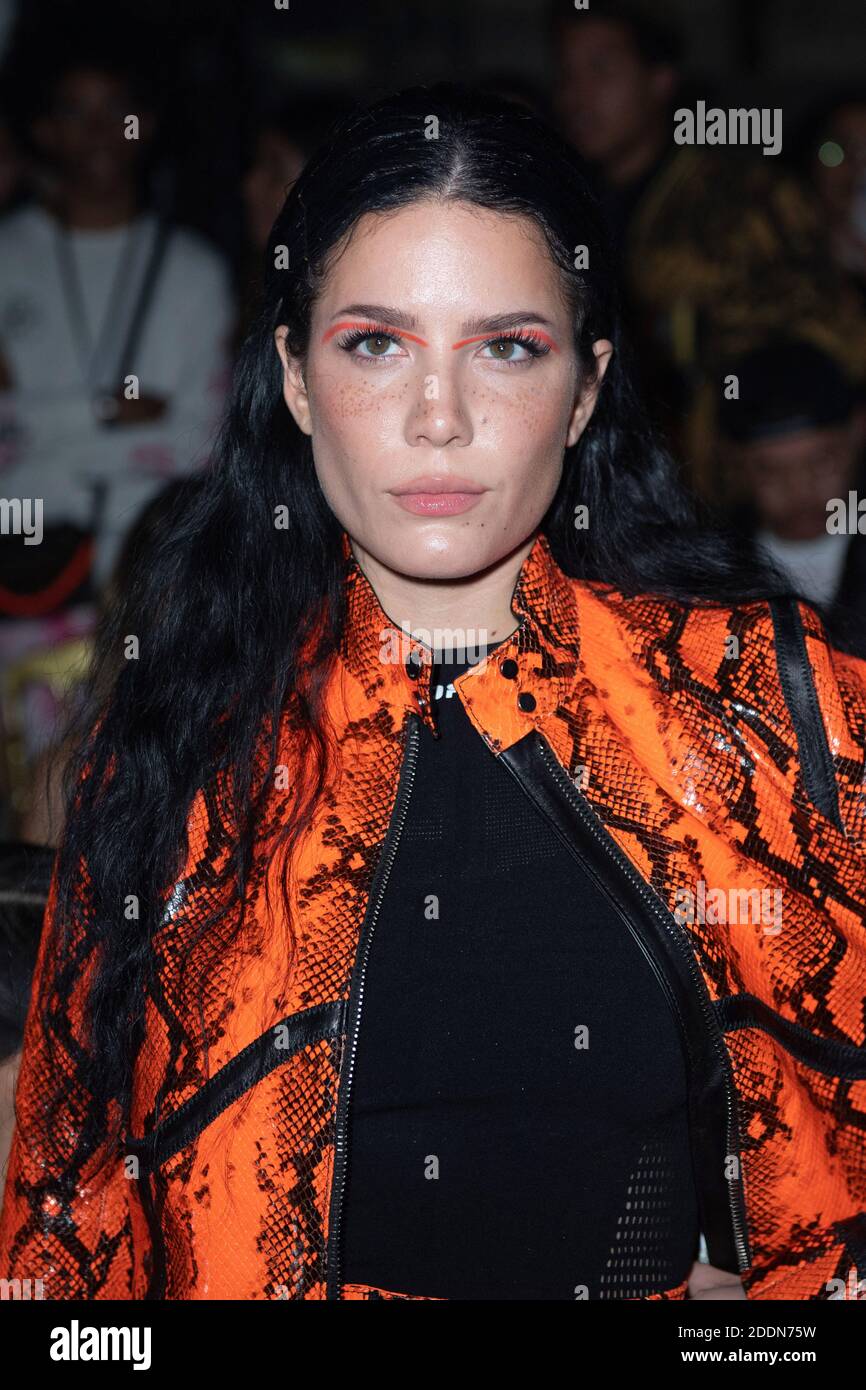 Halsey attending the Off-White Womenswear Spring/Summer 2020 show as ...