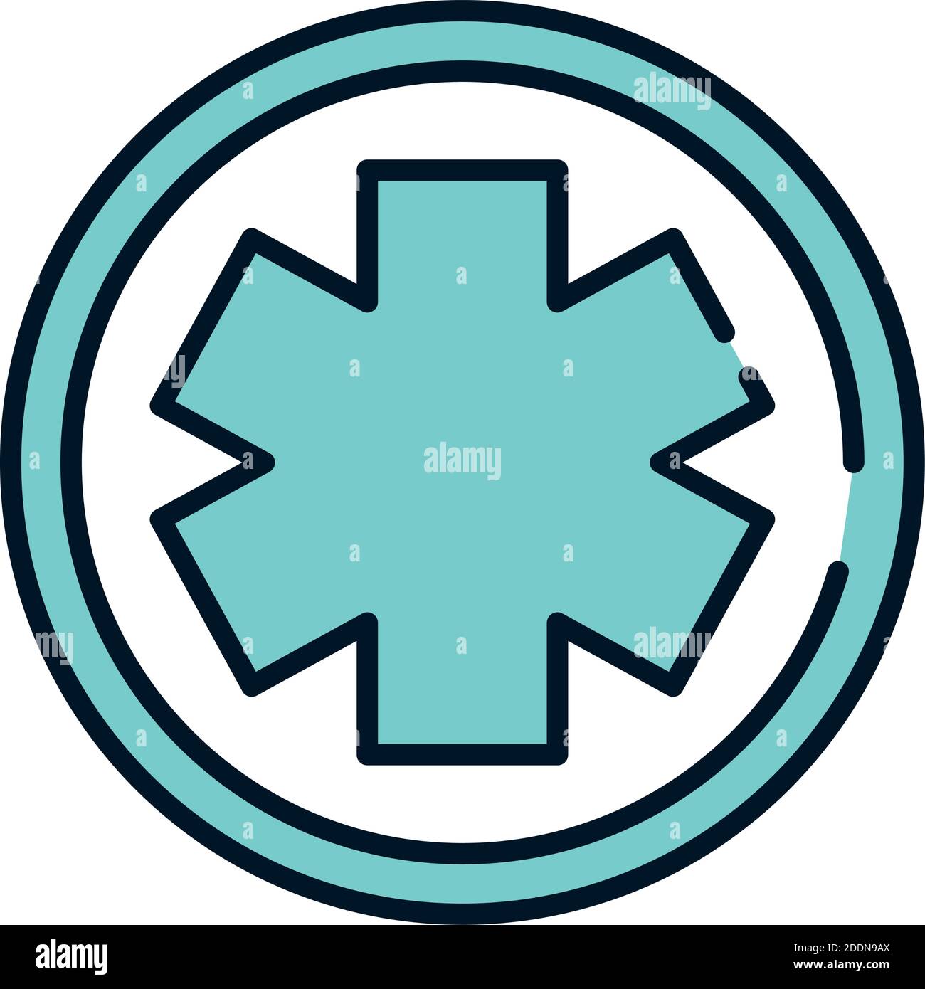 health medical button vector illustration line and fill Stock Vector ...