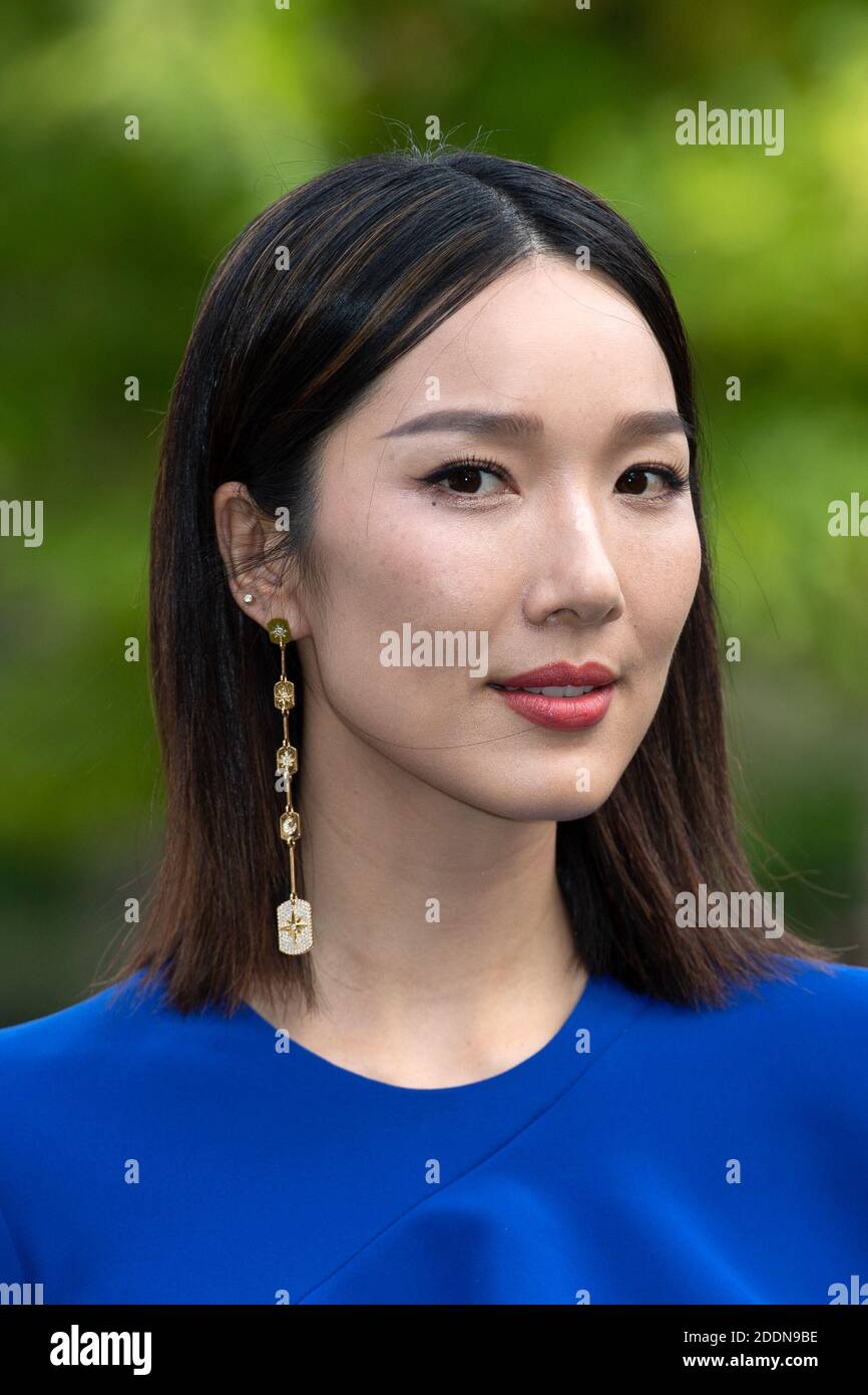 Leanne Li attending the Elie Saab Womenswear Spring/Summer 2020 show as ...