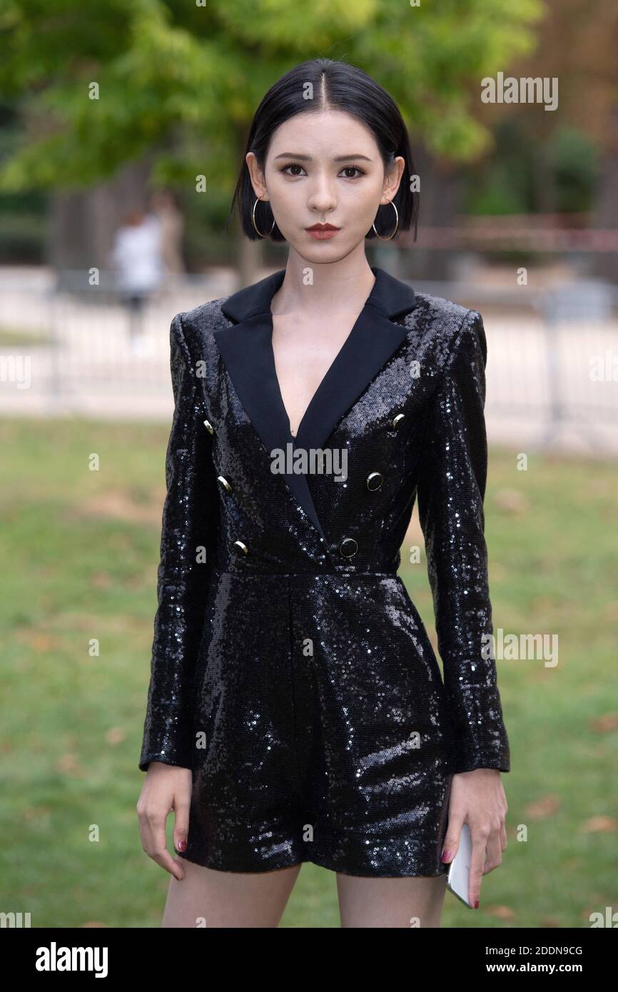 Zhang Zao attending the Elie Saab Womenswear Spring/Summer 2020 show as ...