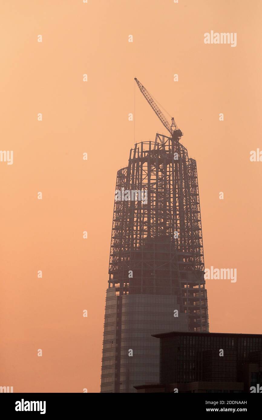 Shenzhen high-rise construction, “Greater Bay Area”, Guangdong Province ...