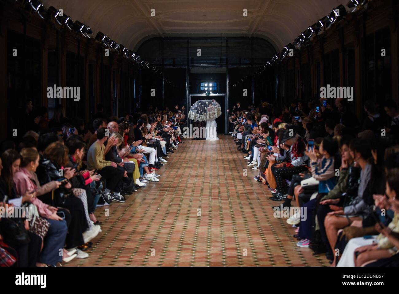 Models walk the runway during the Anais Jourden Womenswear Spring ...