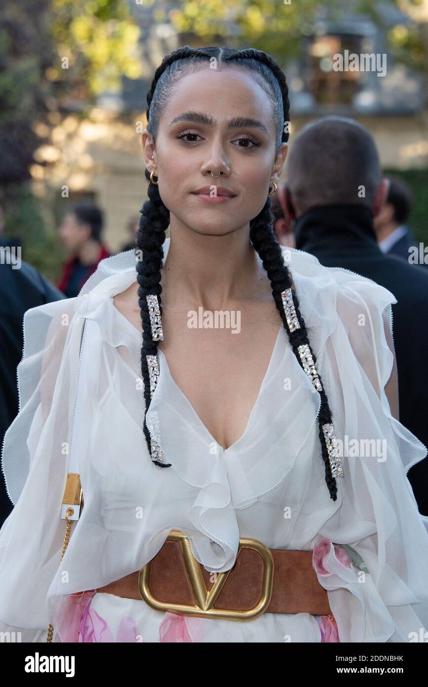 Nathalie Emmanuel attending the Valentino Womenswear Spring/Summer 2020 ...
