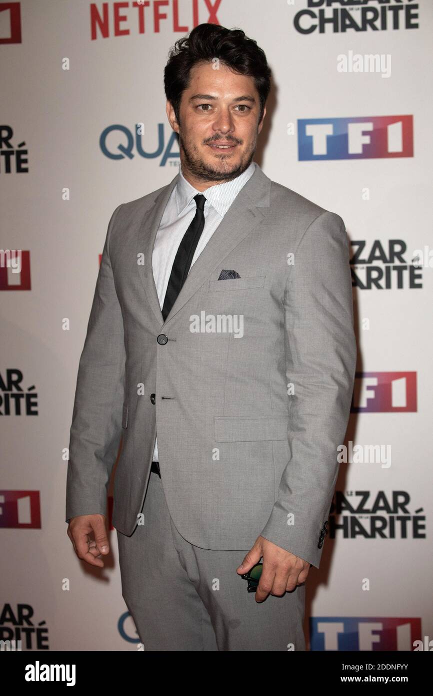 Aurelien Wiik attends the Le Bazar De La Charite Photocall at Le Grand ...