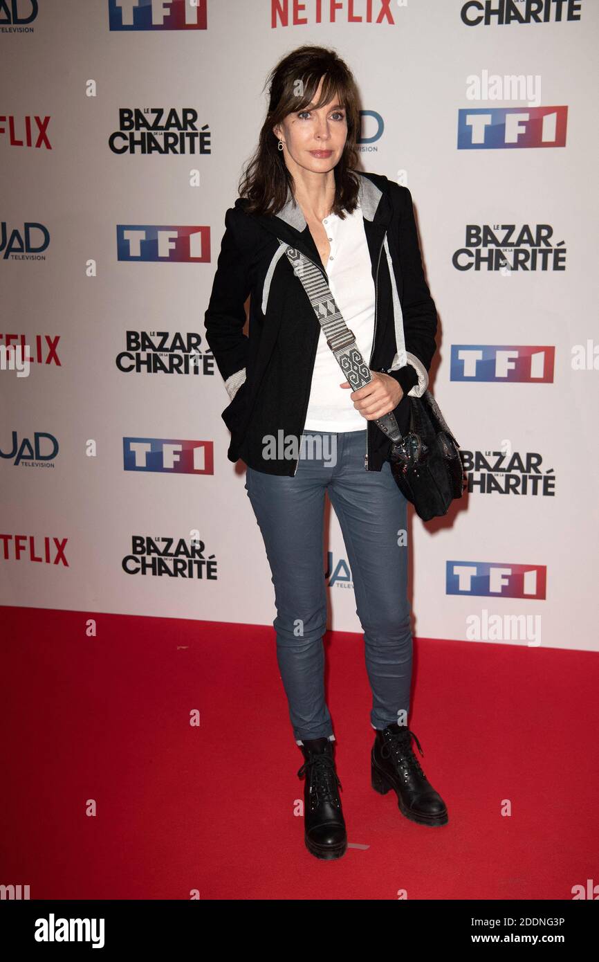 Anne Parillaud attend sthe Le Bazar De La Charite Photocall at Le Grand ...