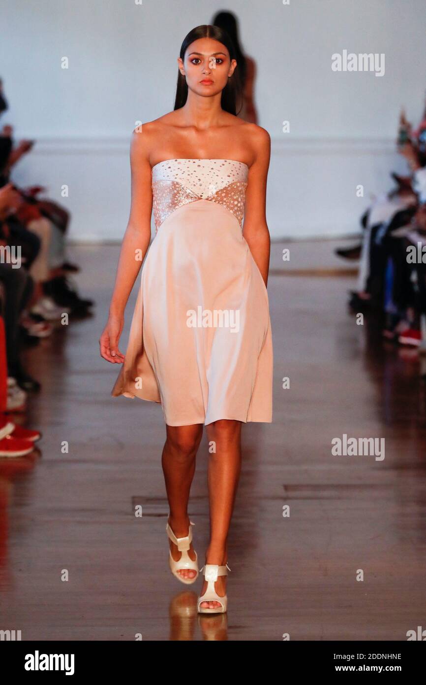 A model walks the runway during the Fatima Lopes show as part of the ...