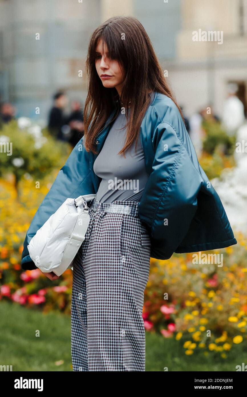 Street style, Alizee Gamberini arriving at Maison Margiela Spring ...