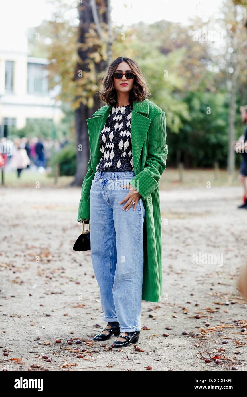 Street style, Soraya Bakhtiar arriving at Elie Saab Spring-Summer 2020 ...