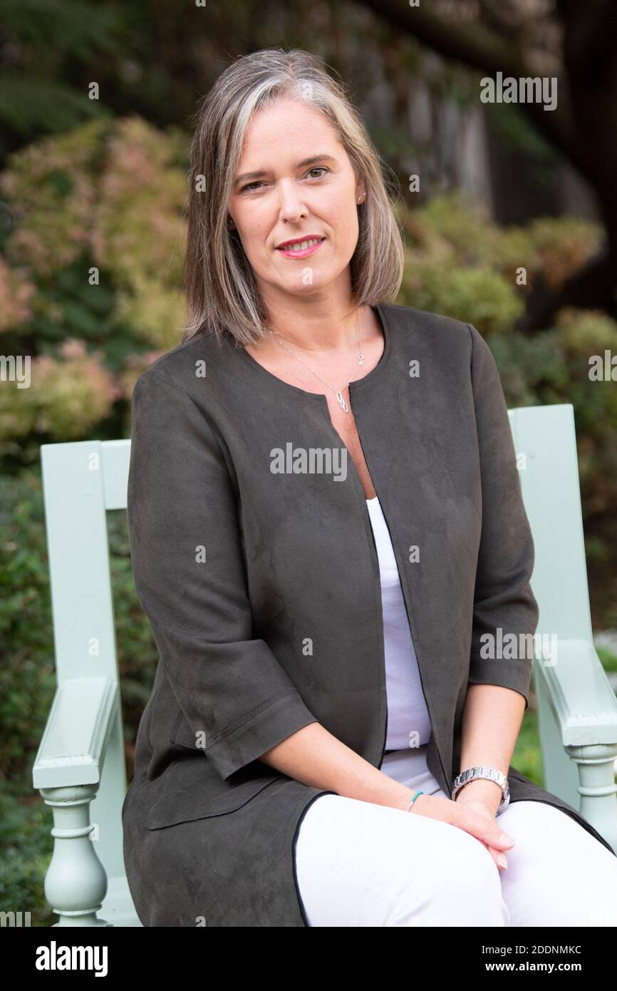 Deputy of the group La Republique en Marche (LREM), Cendra Motin poses ...