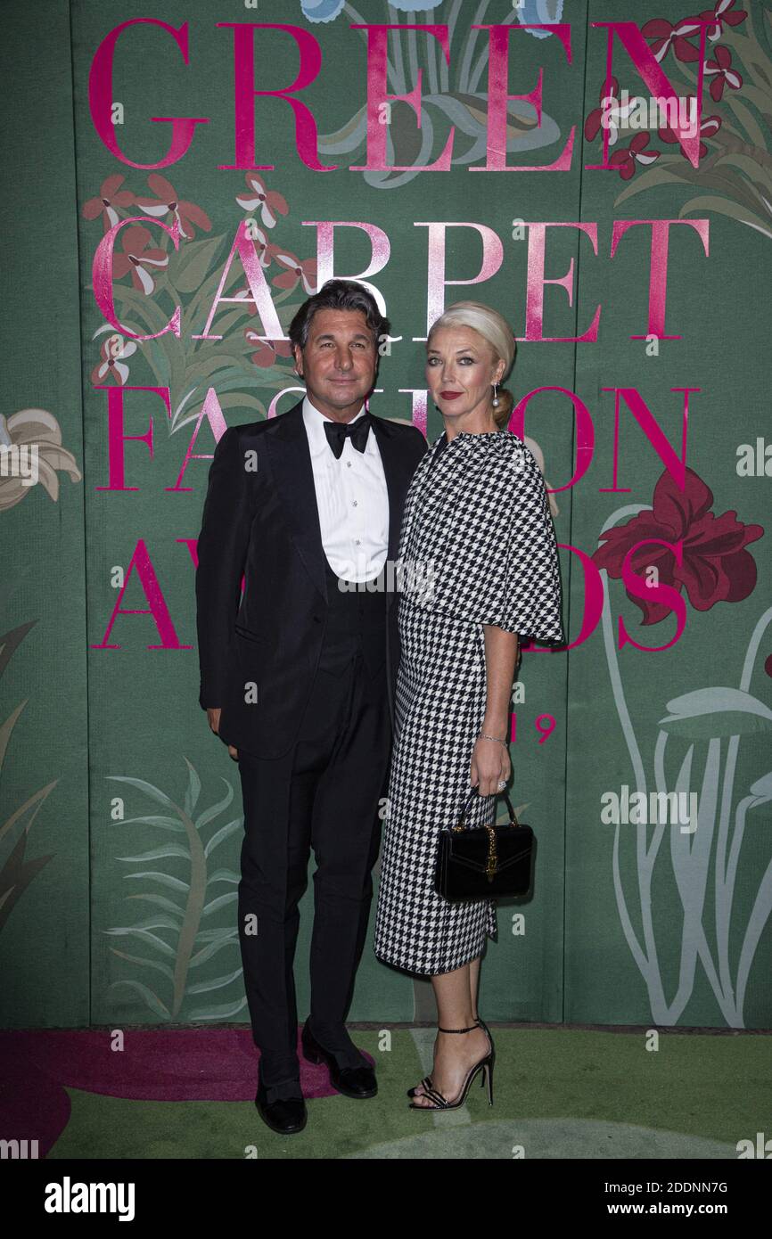 Giorgio Veroni and Tamara Beckwith attends the Green Carpet Fashion ...