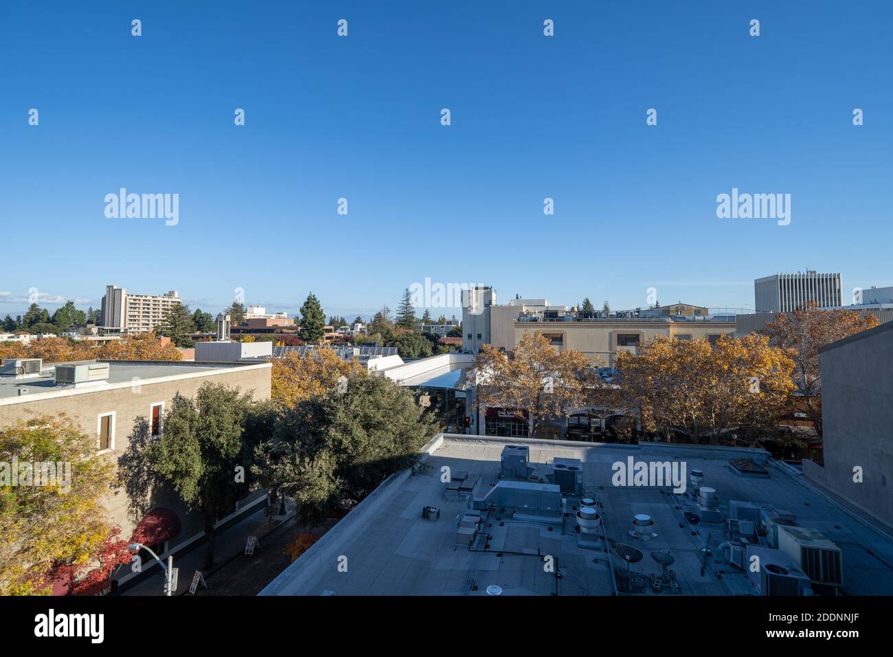 Downtown Palo Alto California Skyline Stock Photo - Alamy