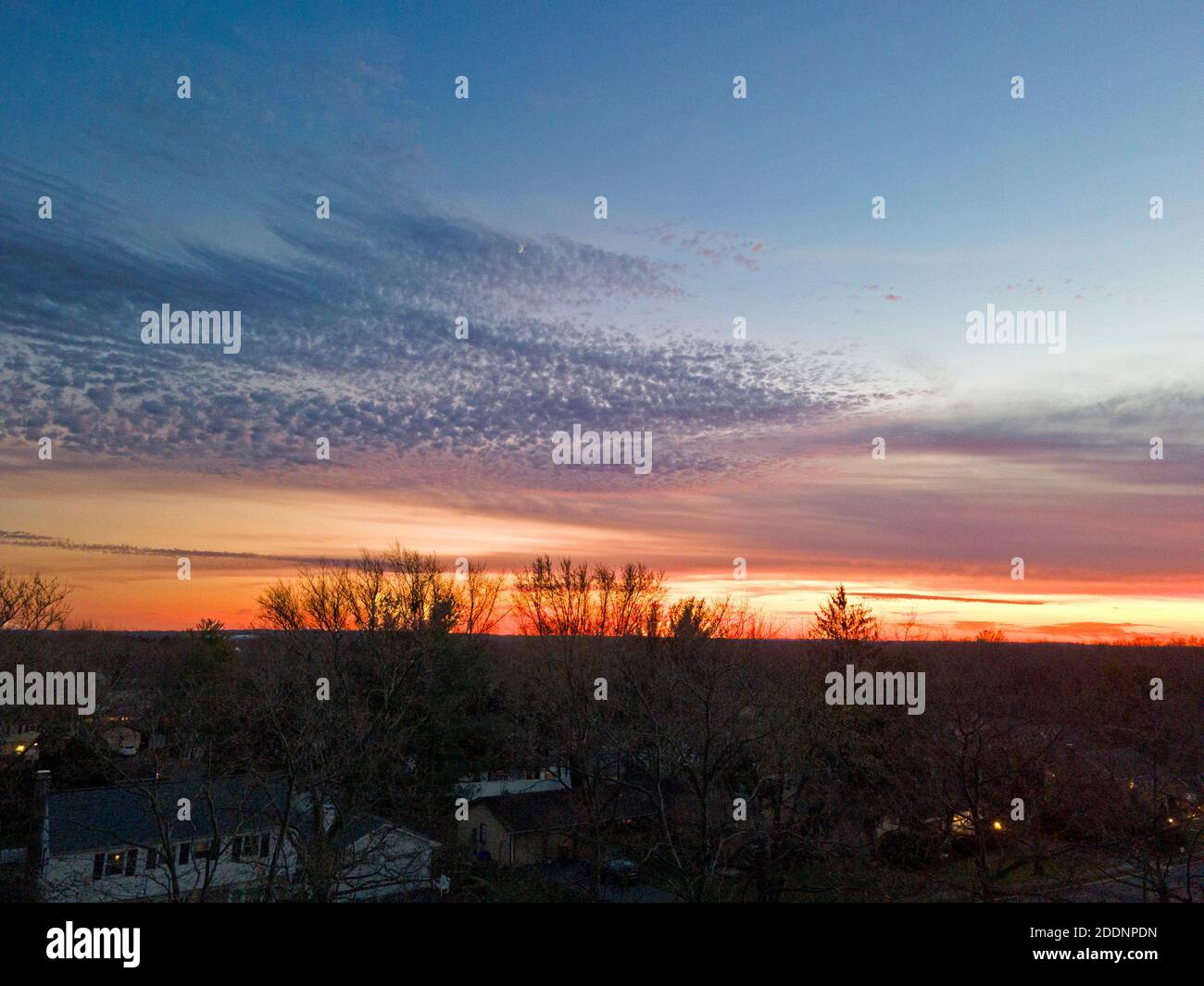 Cirrus clouds at sunset hi-res stock photography and images - Alamy