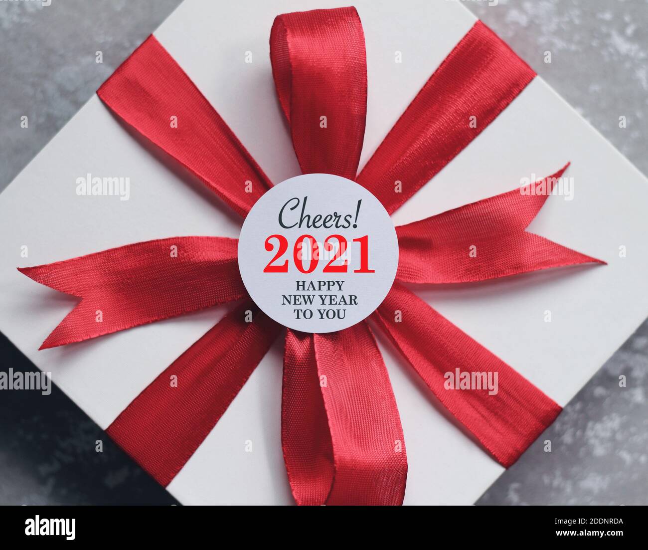 Happy new year 2021 with gift. New year is the first day of the year in ...