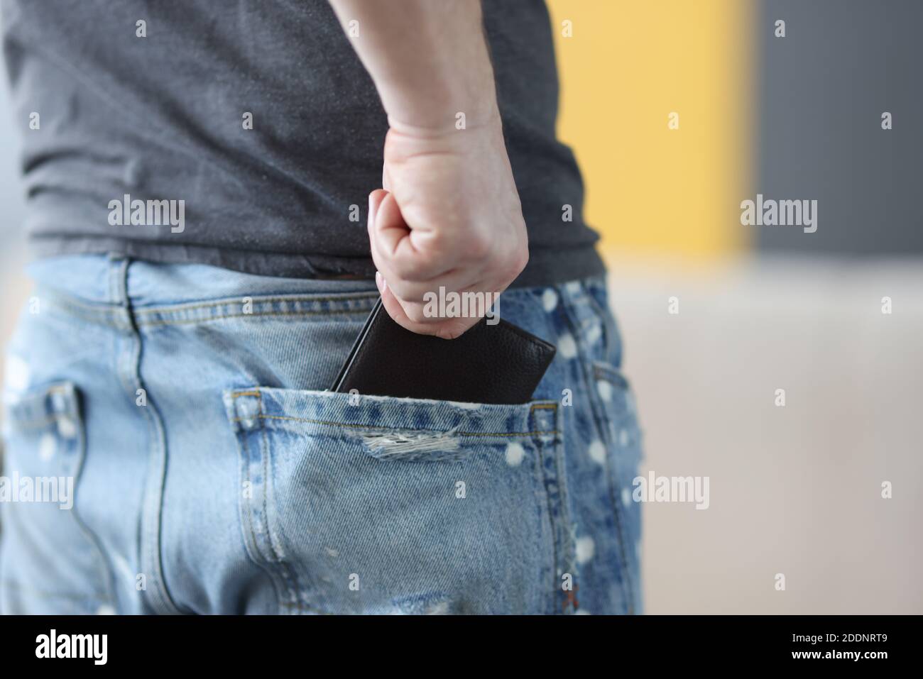 Man jeans back pocket hi-res stock photography and images - Alamy