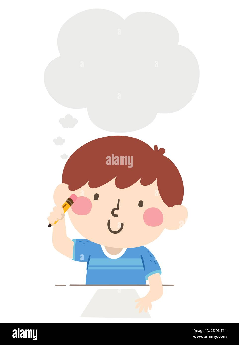 Paper With Pencil And Boy Emoji