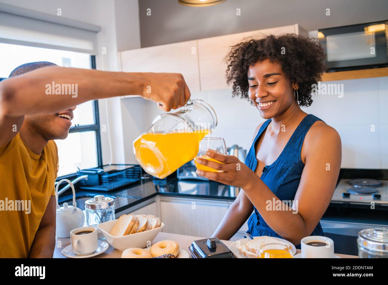 Together breakfast hi-res stock photography and images - Alamy