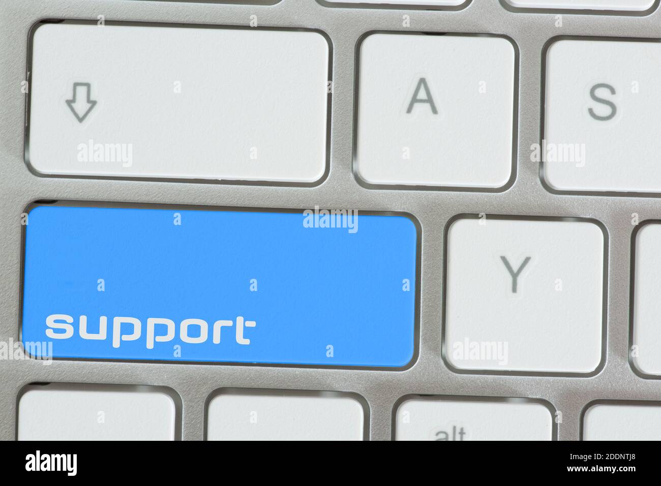A computer and key for support Stock Photo - Alamy