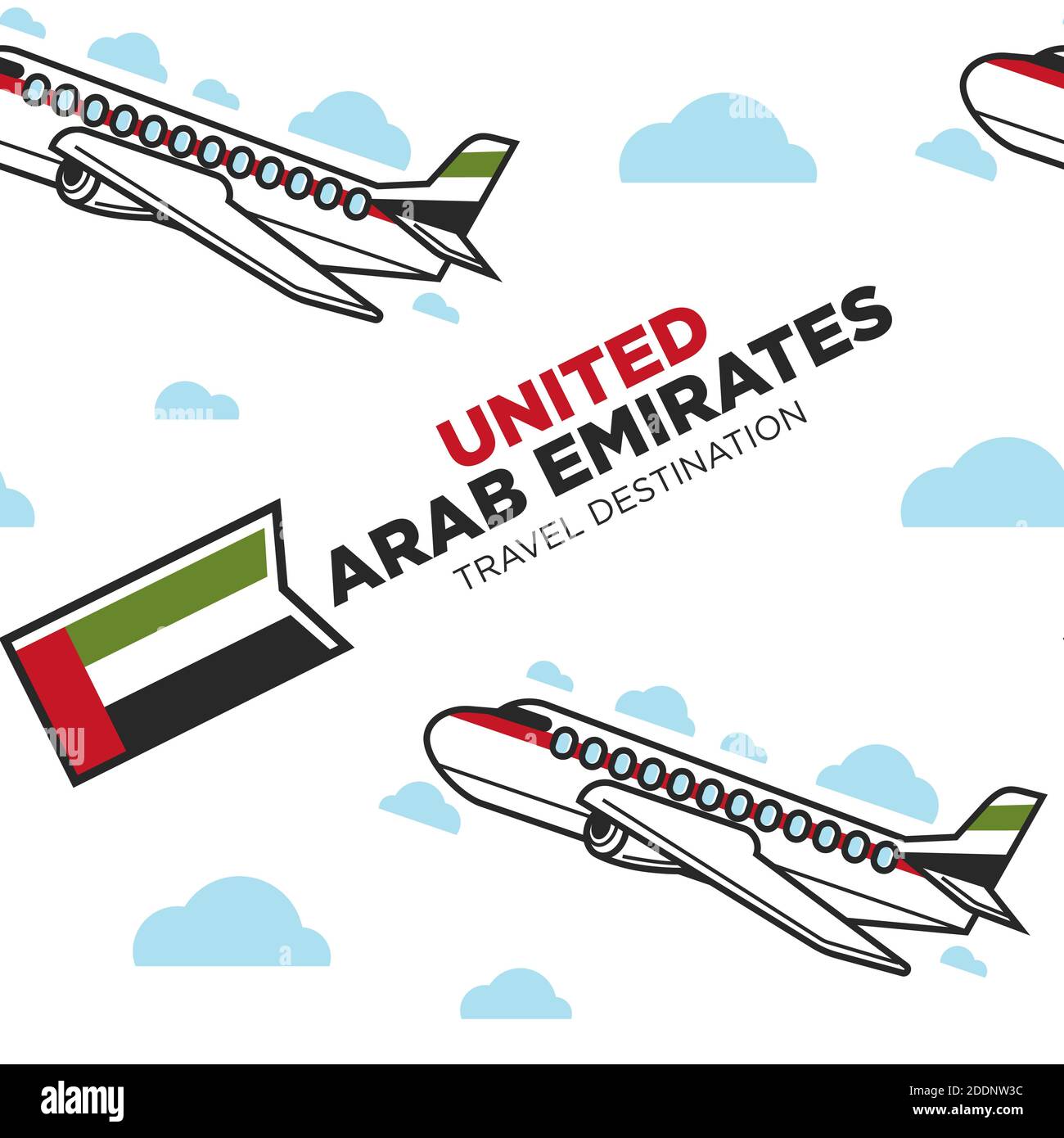 Emirates plane tail Stock Vector Images - Alamy