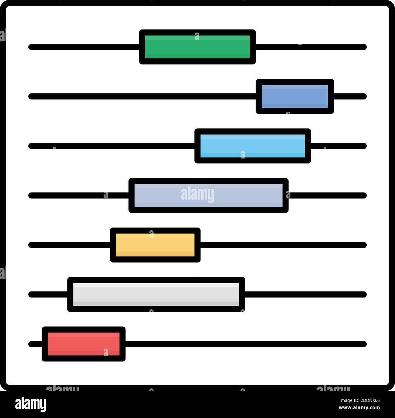 Infographic Fill vector icon that can be easily modify or edit Stock ...