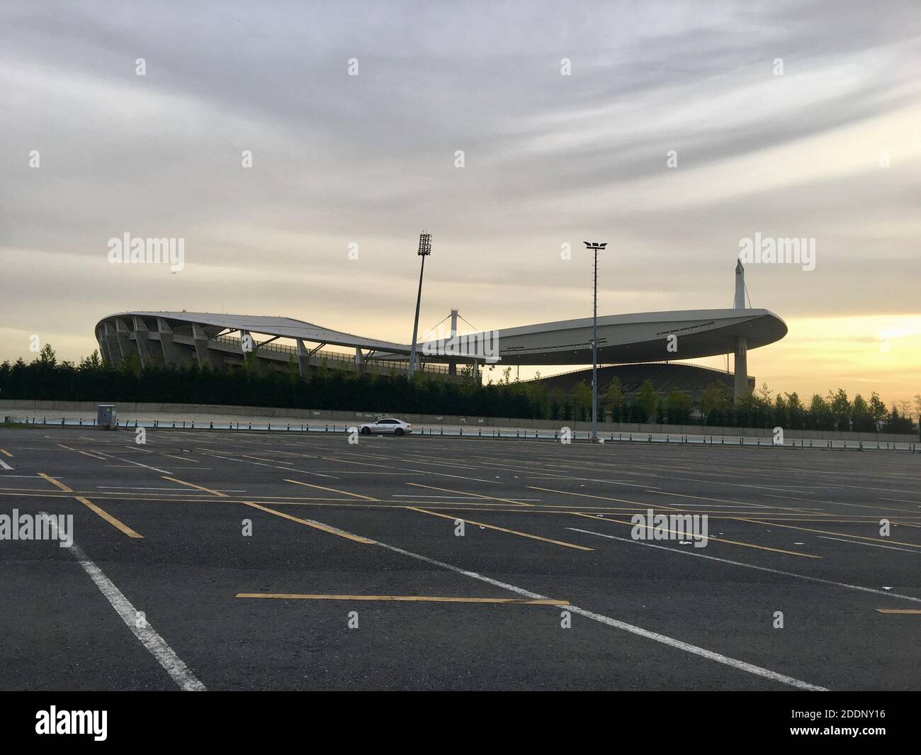 Empty industrial park hi-res stock photography and images - Alamy