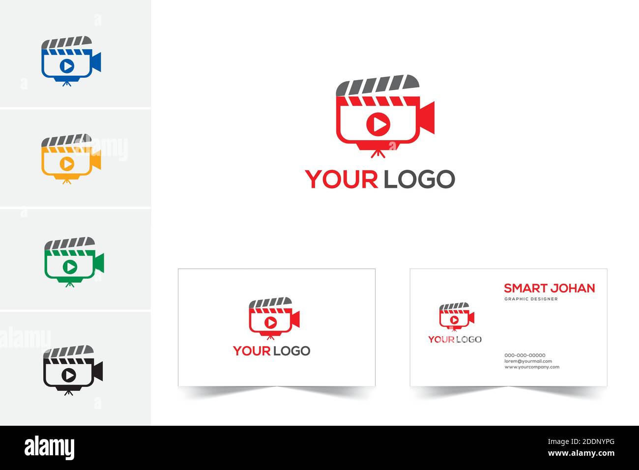 Cinema Old classic Camera Logo design vector template. Film Video ...