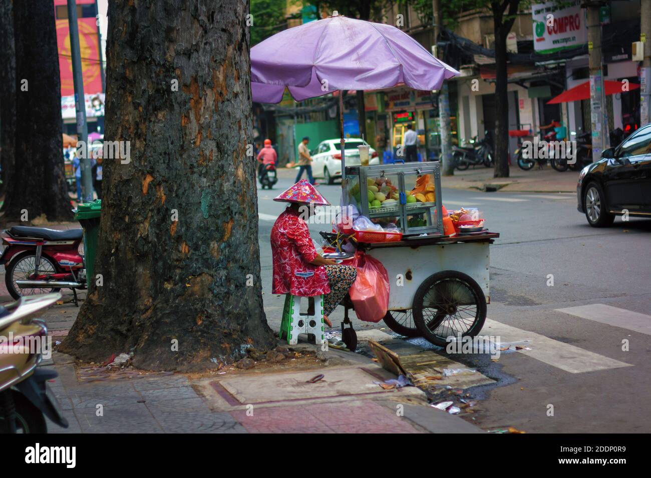 Vietnam food cart hi-res stock photography and images - Alamy