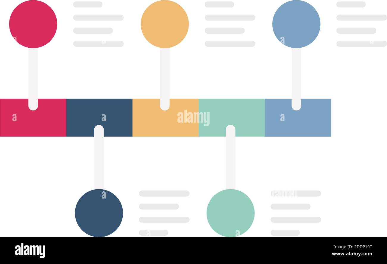 Timeline Flat vector icon that can be easily modify or edit Stock Vector Image & Art - Alamy
