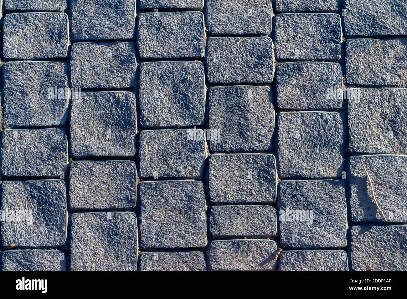 stone pavement covered with gray rectangular stone Stock Photo - Alamy