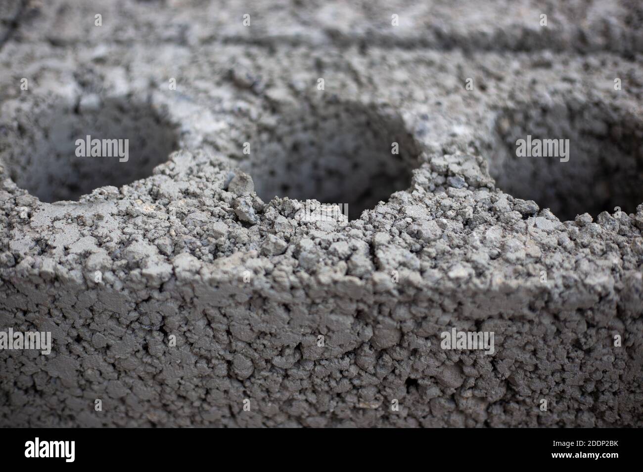 cinder block brick structure, building element, close-up Stock Photo ...