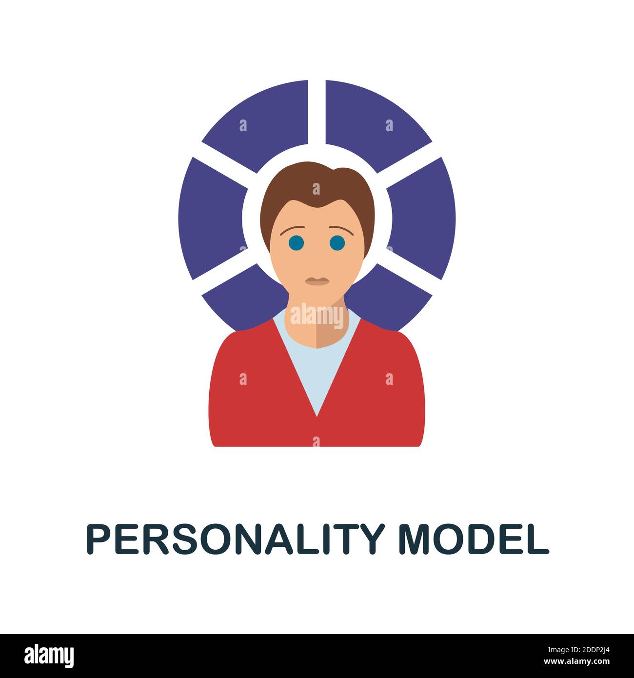 Personality Model icon. Simple element from personality collection ...