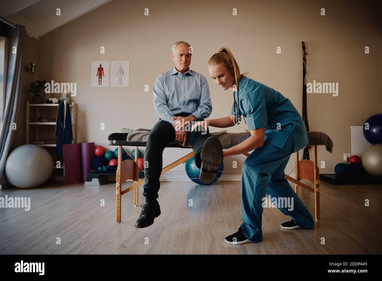 Elderly physiotherapy hi-res stock photography and images - Alamy