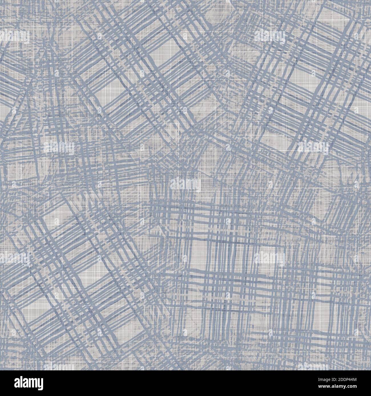 Seamless french farmhouse linen mottled print background. Provence blue ...