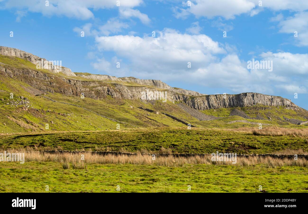 Ellerkin Scar is one of the highest Limestone scars in the Yorkshire ...