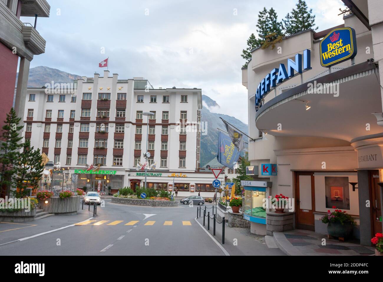 St moritz town switzerland summer hi-res stock photography and images ...