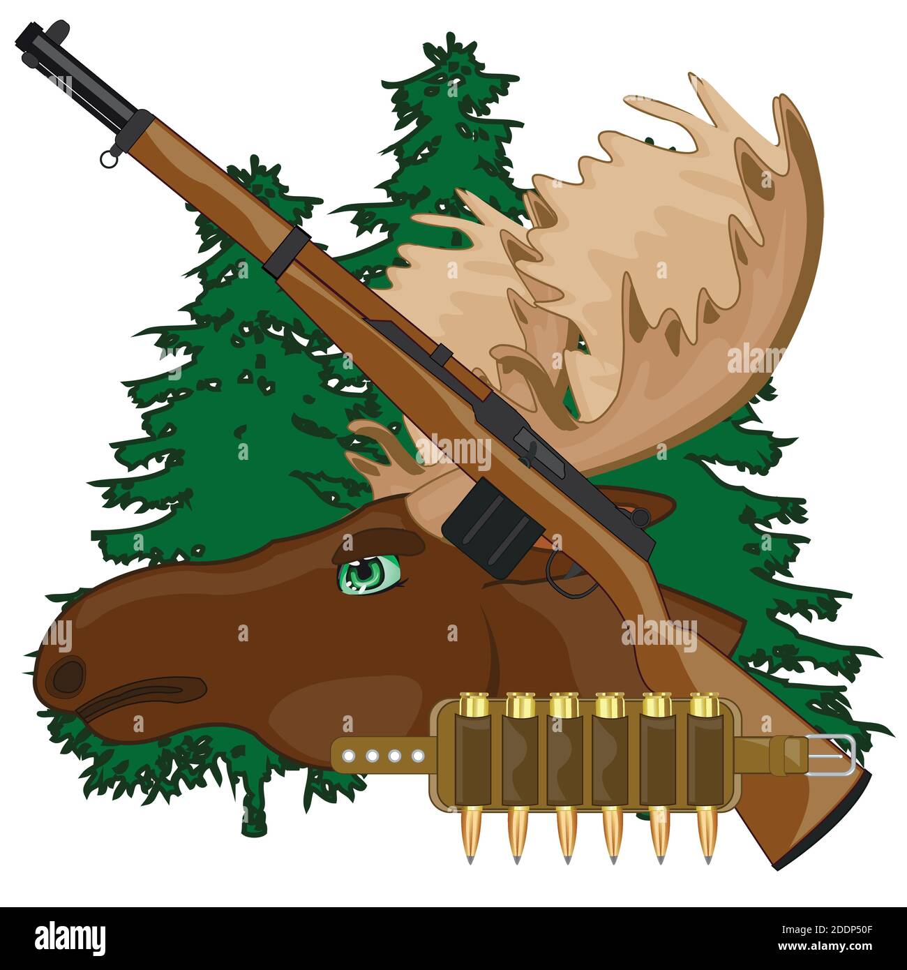 Rest of horn Stock Vector Images - Alamy