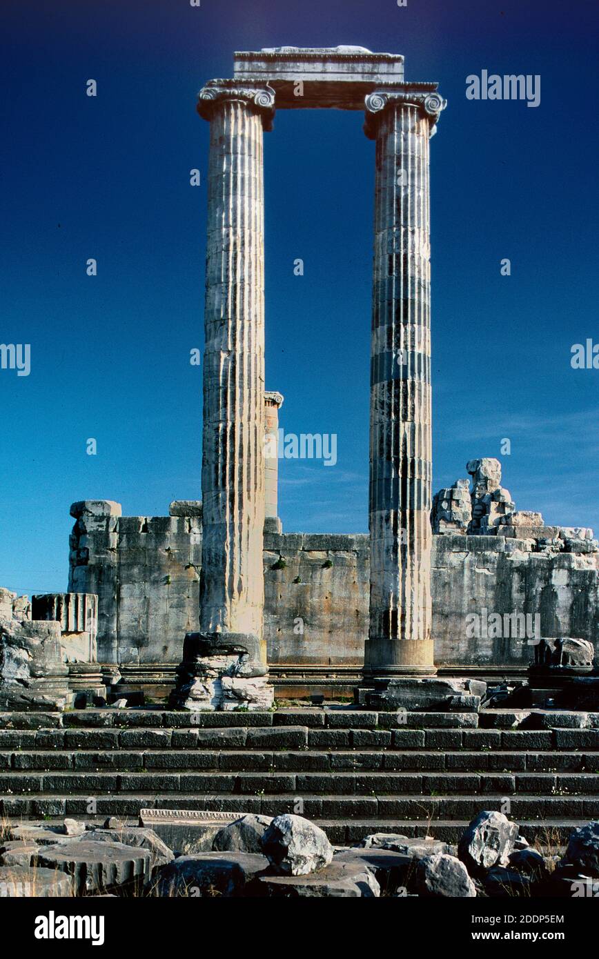 Columns & Capitals of the Ruined Apollo's Temple or Temple of Apollo in ...