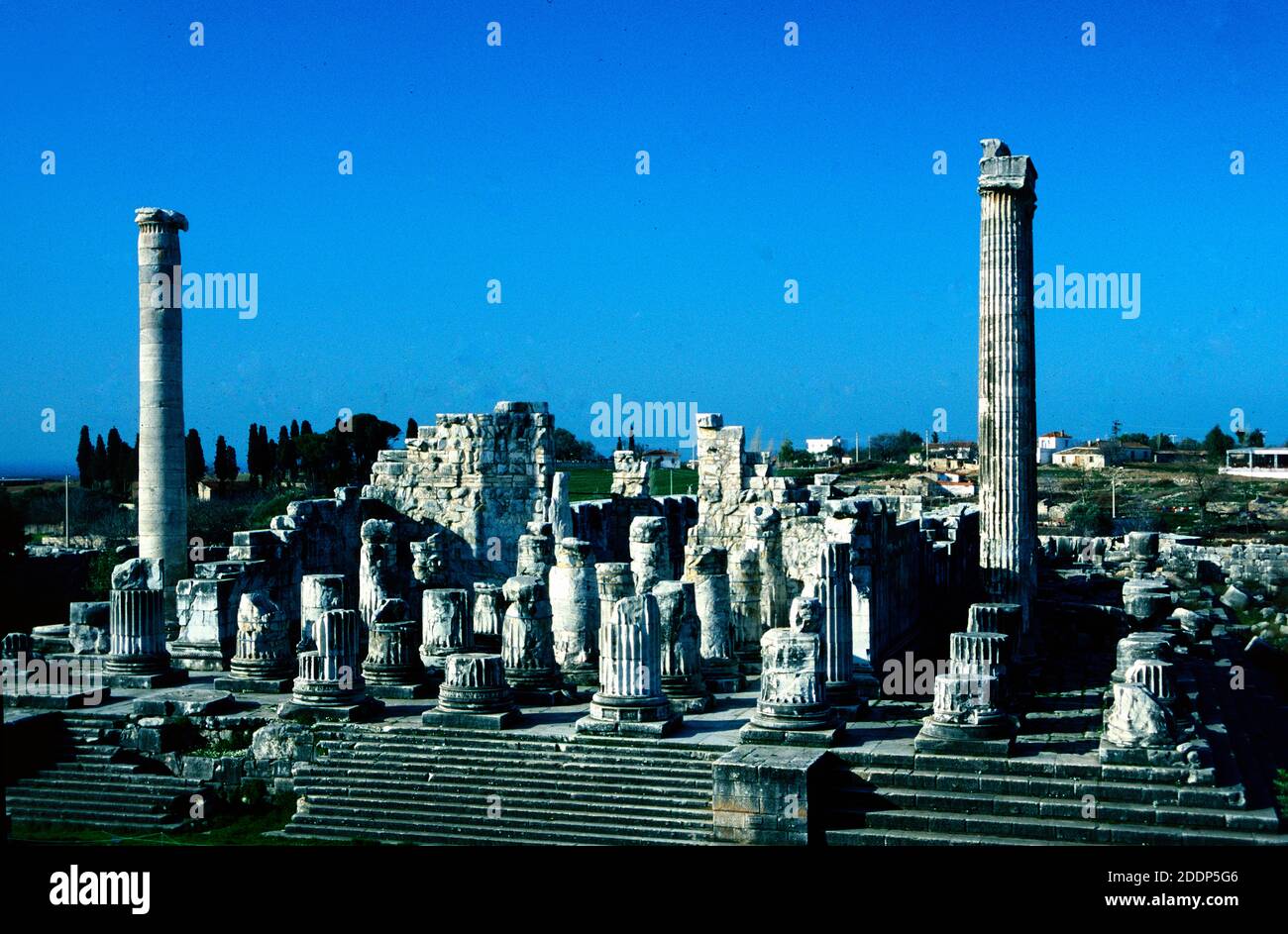 The Ruined Apollo's Temple or Temple of Apollo in the Antique City of ...