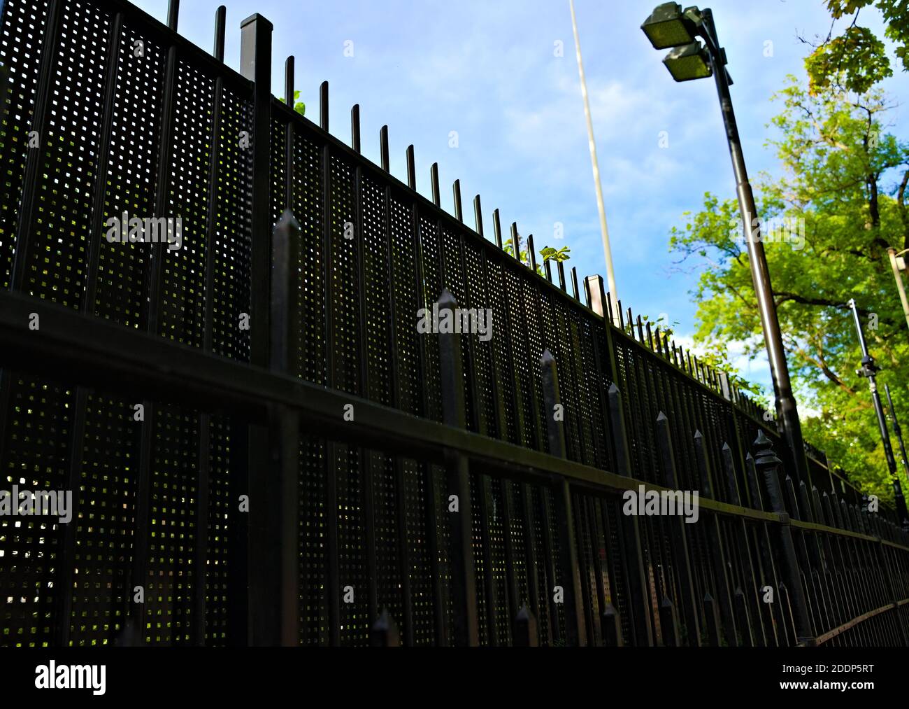 Steel security gate hi-res stock photography and images - Alamy