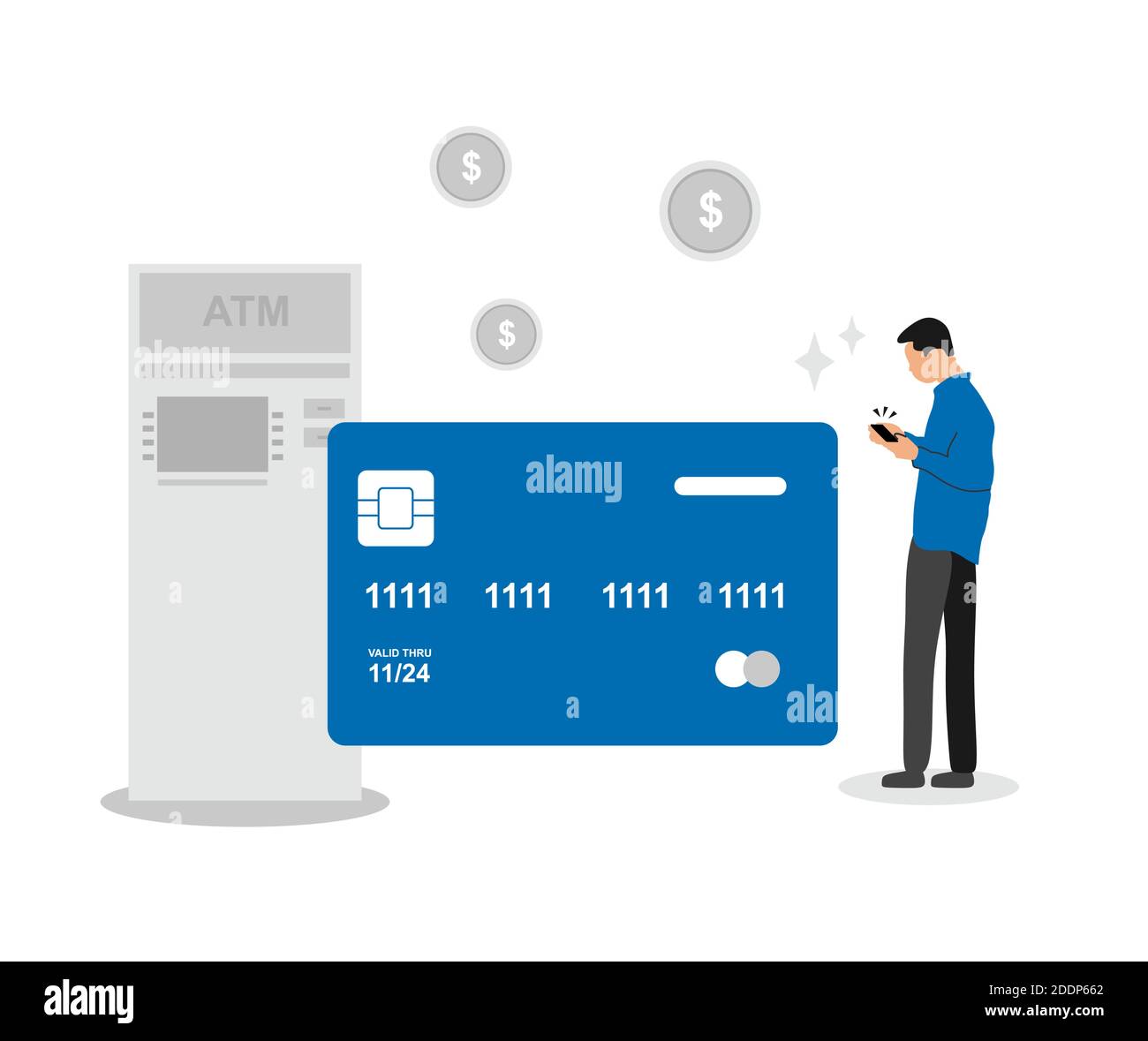 designs about people with account cards Stock Vector Image & Art - Alamy