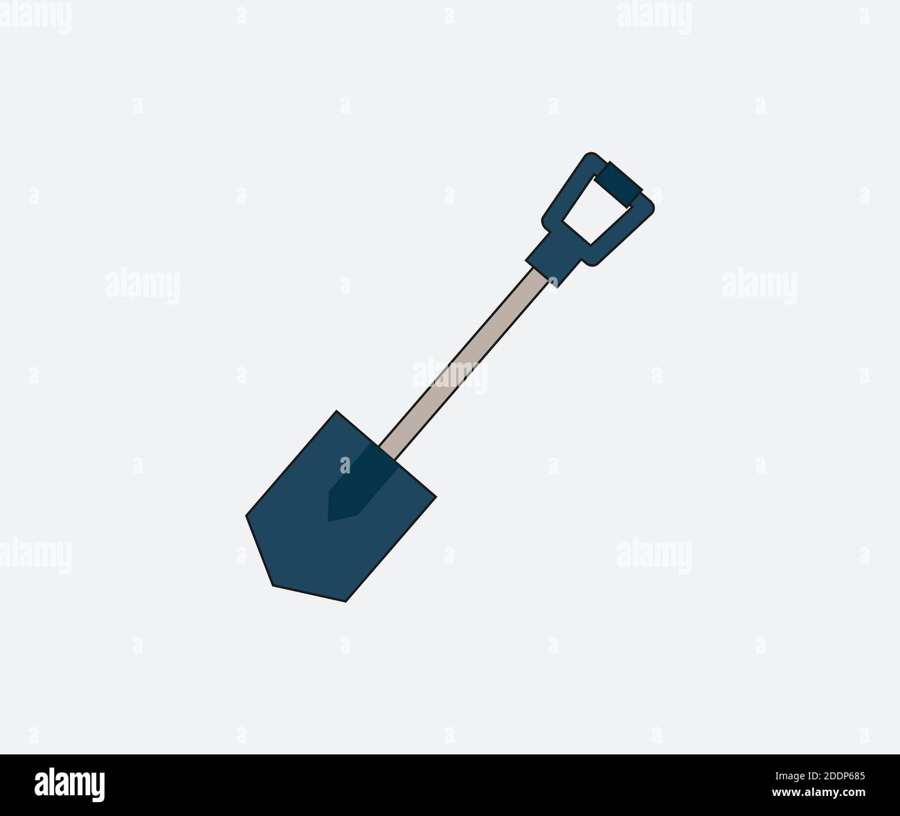 Shovel spade shoveling Stock Vector Images - Alamy