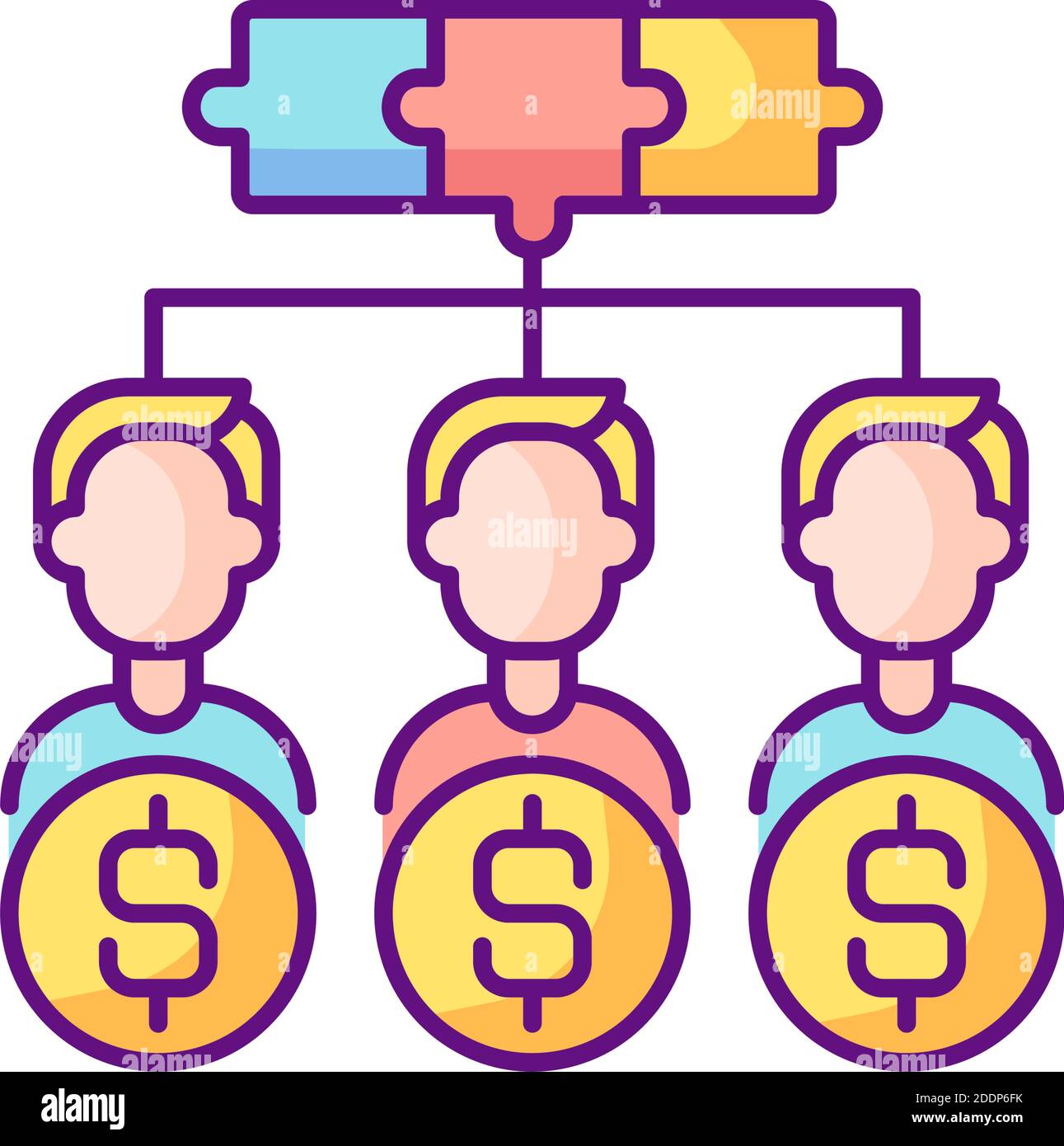 Shareholders RGB color icon Stock Vector Image & Art - Alamy