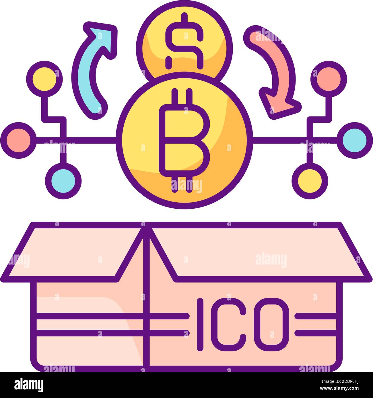 Initial coin offering Cut Out Stock Images & Pictures - Alamy